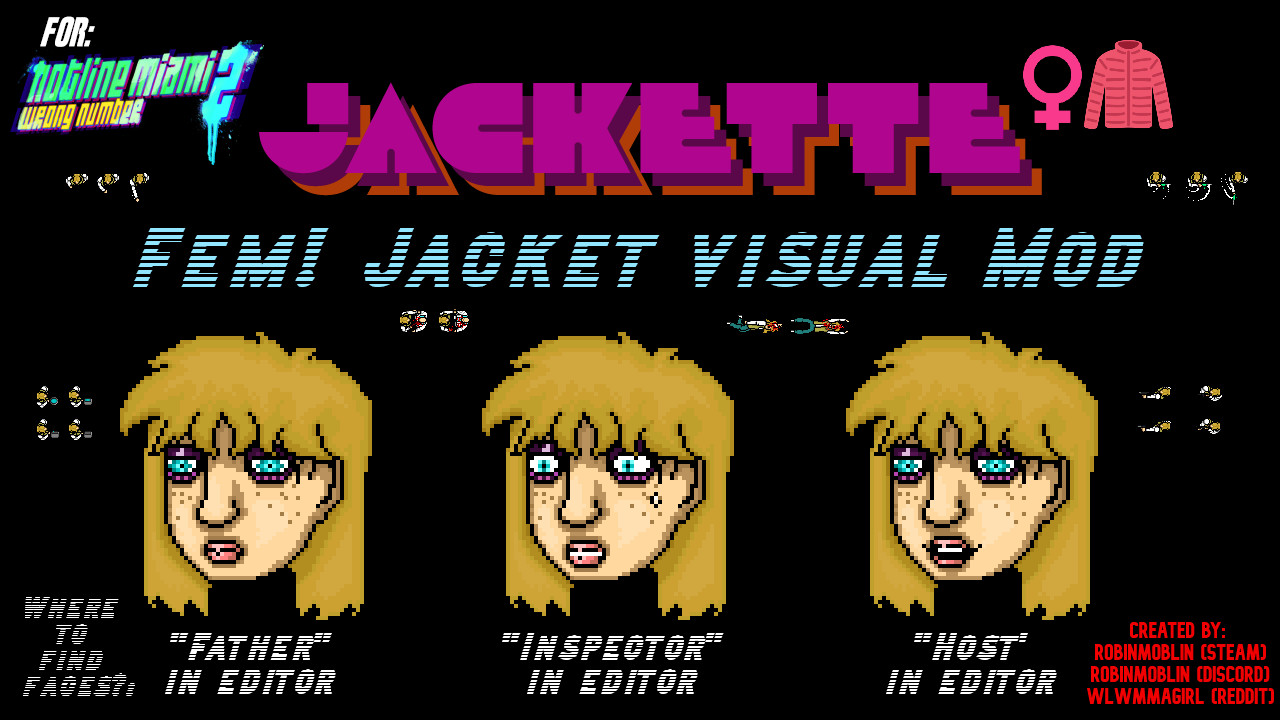 Jackette Mod for Hotline Miami 2: Wrong Number | HLM2 Mods