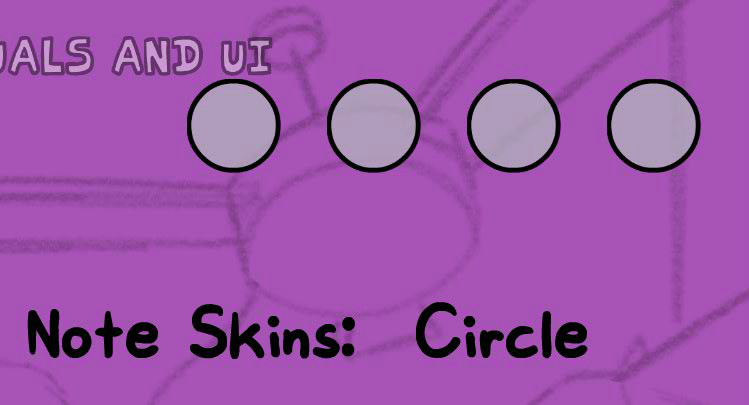 Goobie's Simple Circle Noteskin Mod for Friday Night Funkin' | FNF Mods