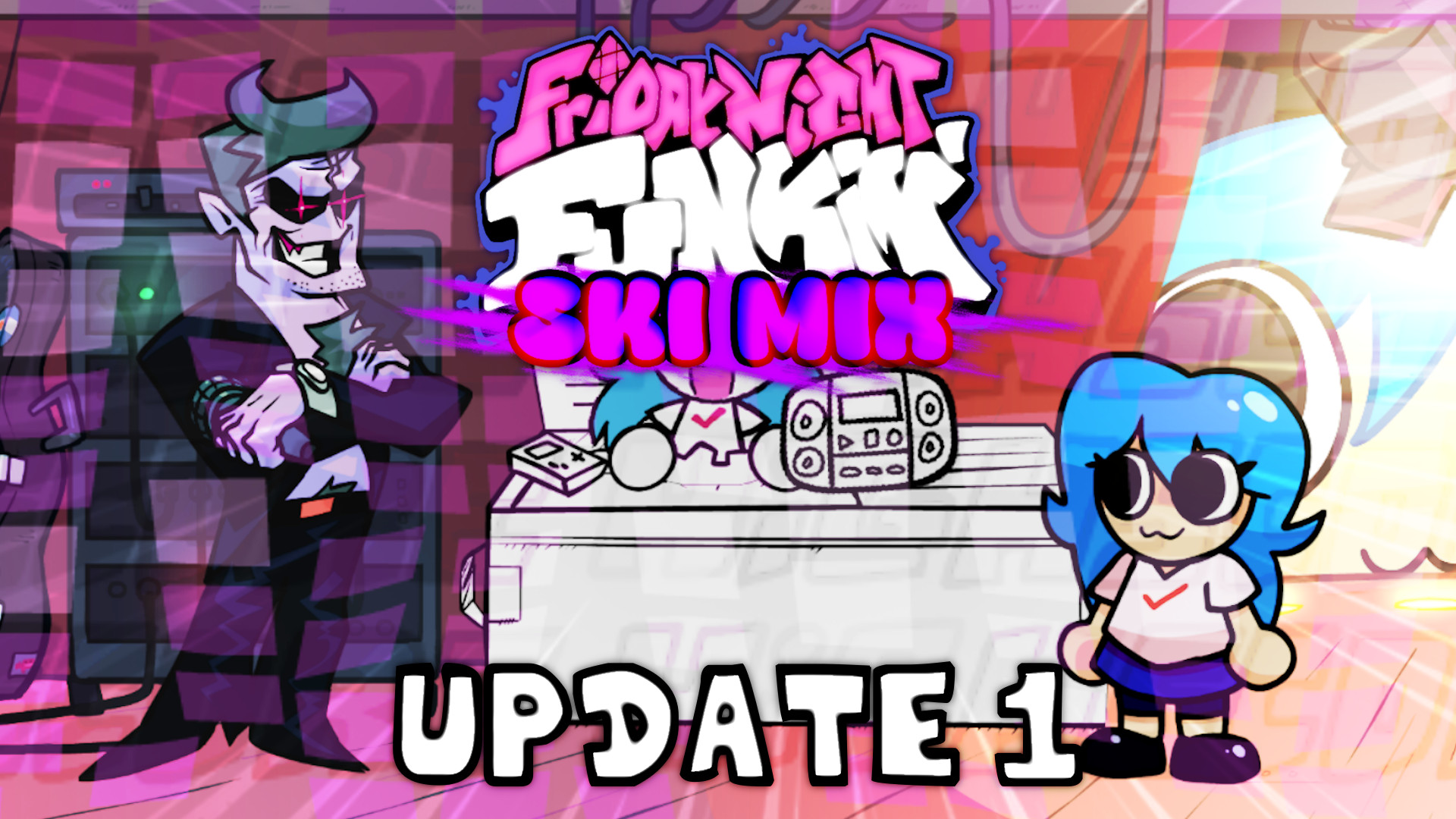 FNF: Ski Mix - UPDATE 2 Mod for Friday Night Funkin' | FNF Mods