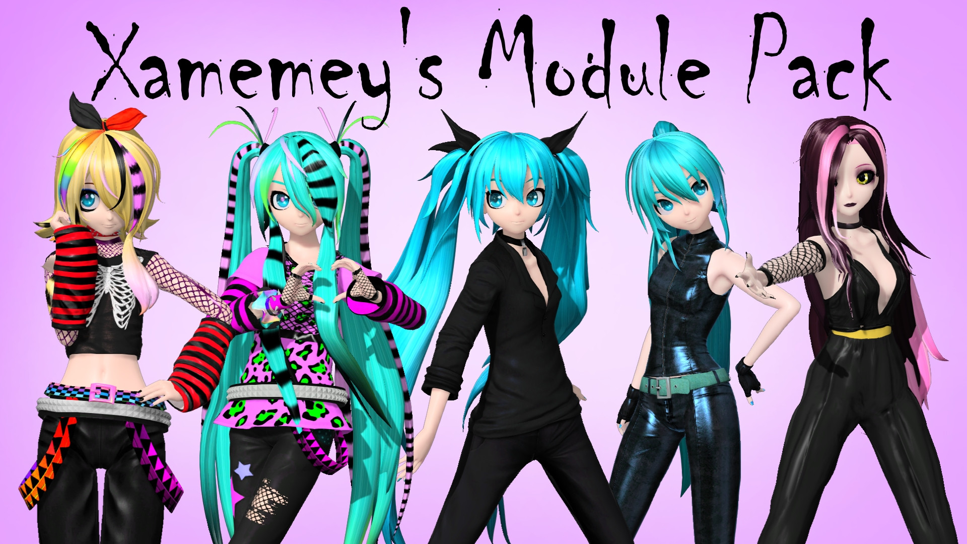 Xamemey's Module Pack Mod for Hatsune Miku: Project DIVA Mega Mix+ ...