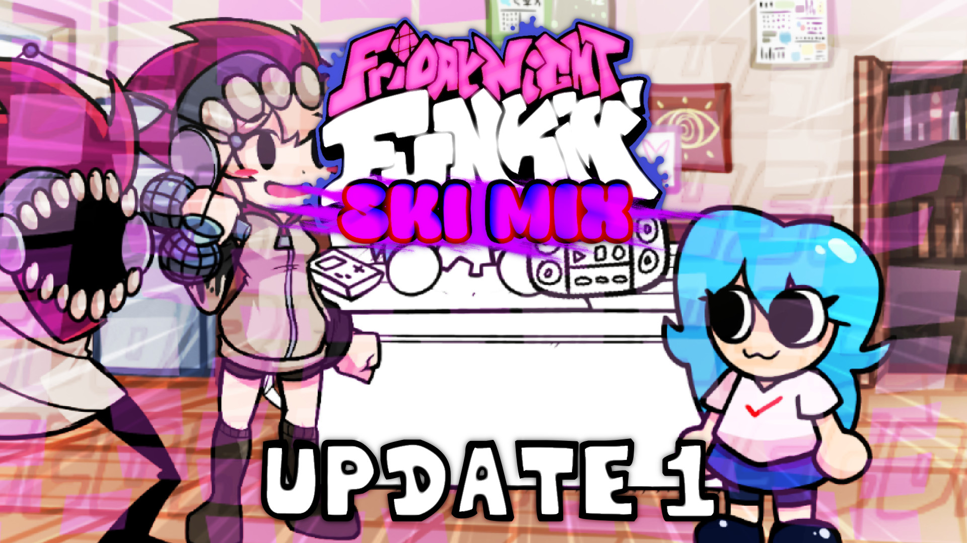 FNF: Ski Mix - UPDATE 2 Mod for Friday Night Funkin' | FNF Mods