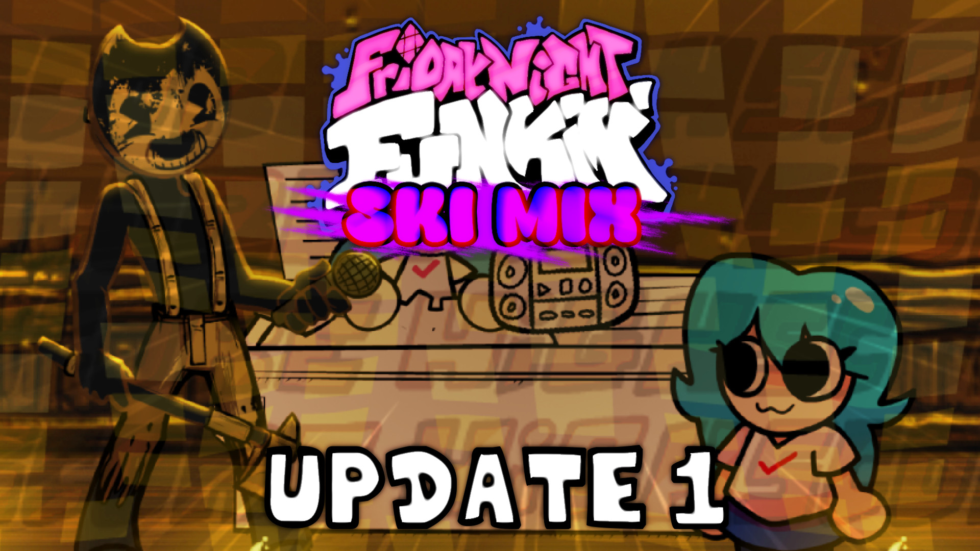 FNF: Ski Mix - UPDATE 2 Mod for Friday Night Funkin' | FNF Mods