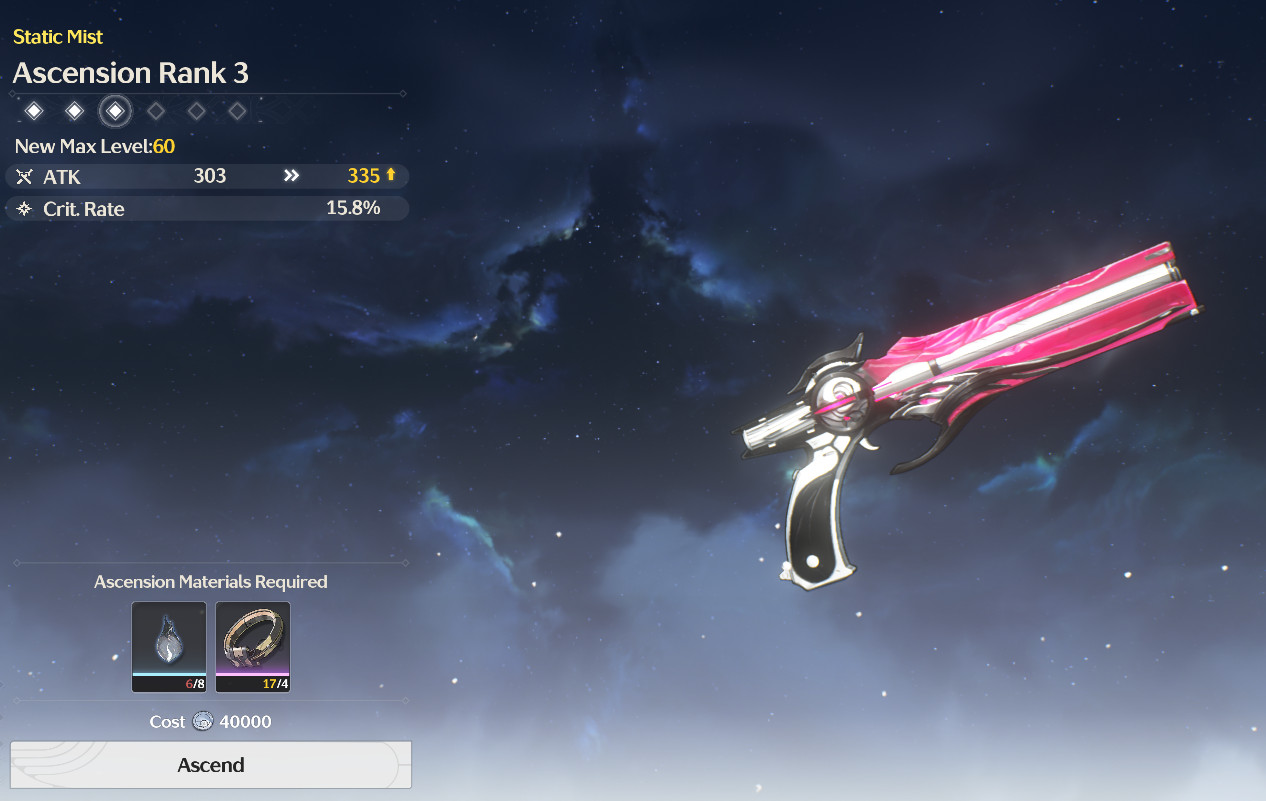 Static Mist Recolored for Carlotta Mod for Wuthering Waves | WuWa Mods