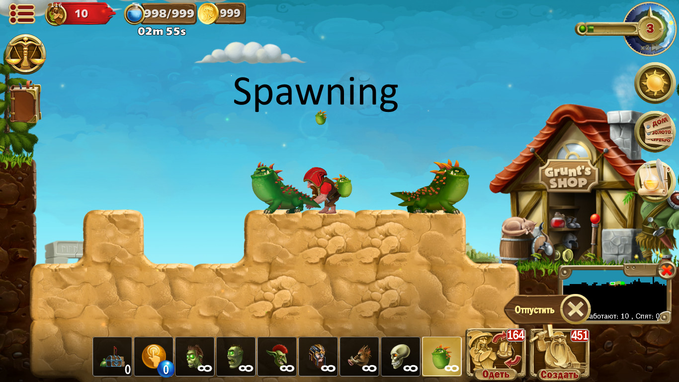 Spawn of creatures Mod for Craft the World | CTW Mods