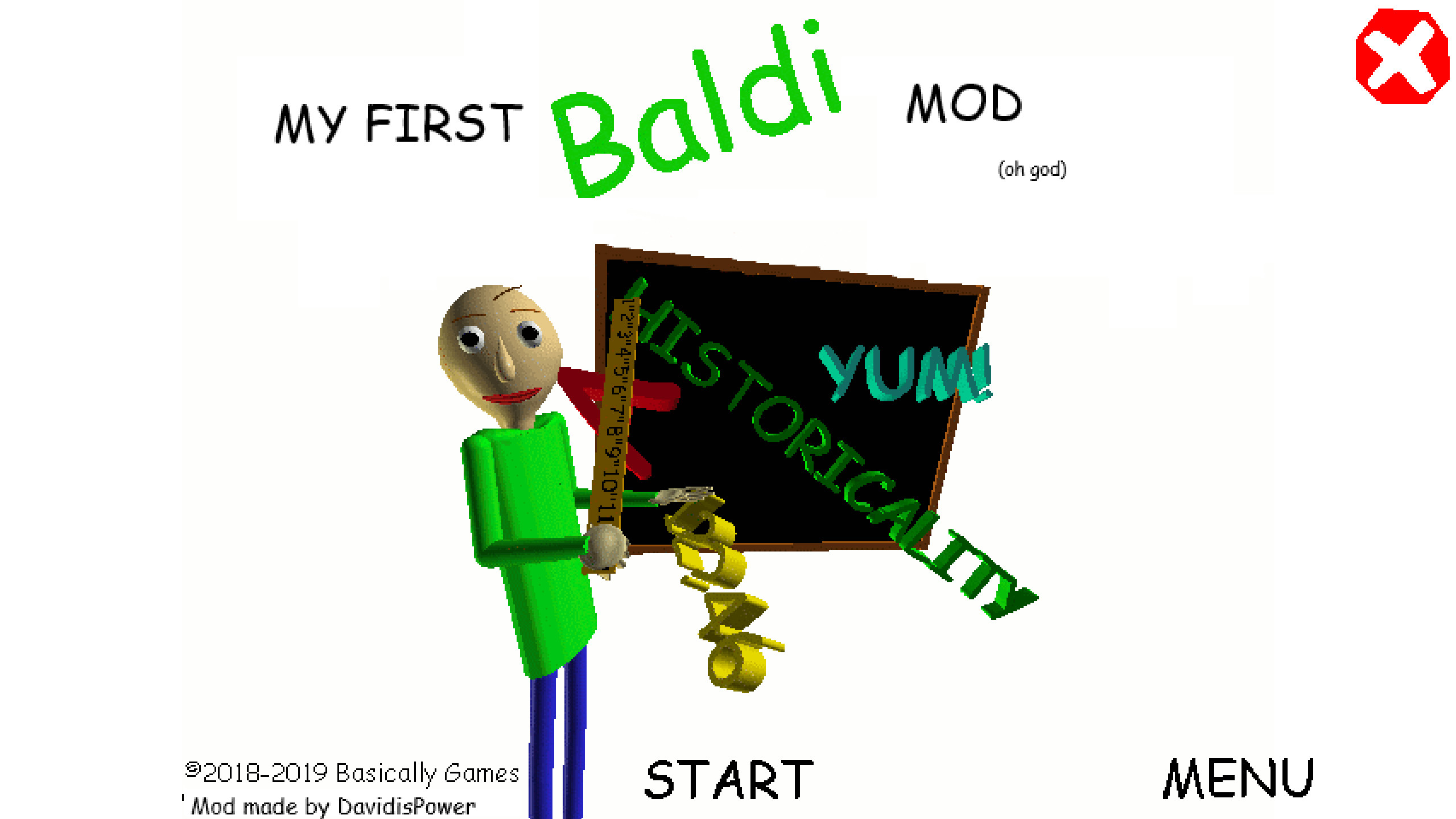 My first Baldi mod (oh god) Mod for Baldi's Basics | Baldi Mods