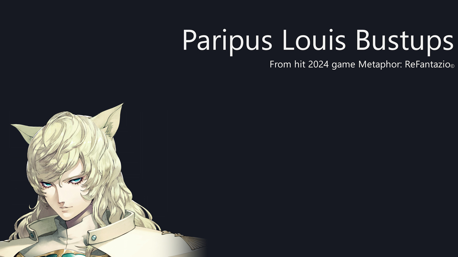 Louis Paripus Bustups Mod for Metaphor: ReFantazio | MF Mods