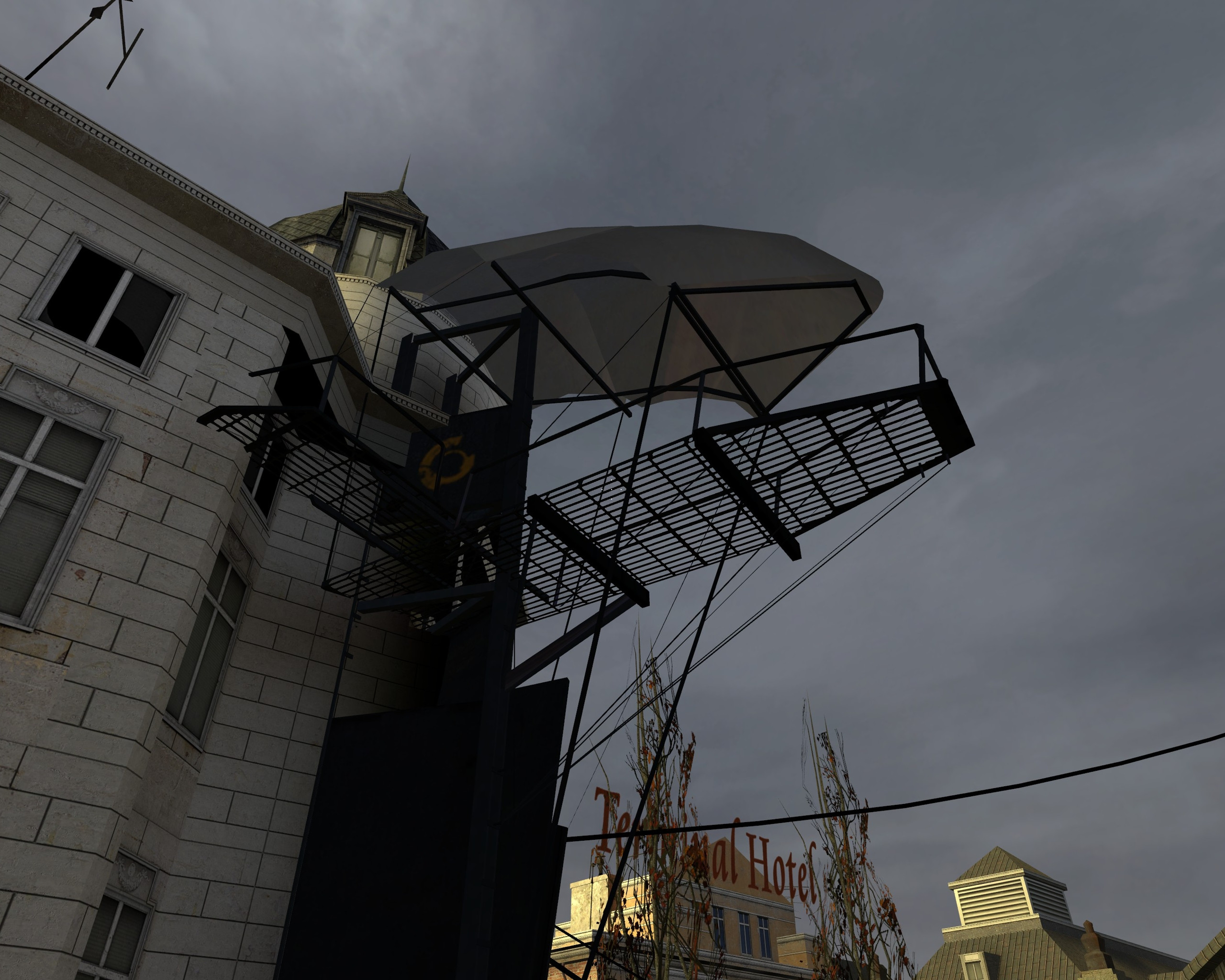 Transparent Combine Guard Tower Texture Mod for Half-Life 2 | HL2 Mods