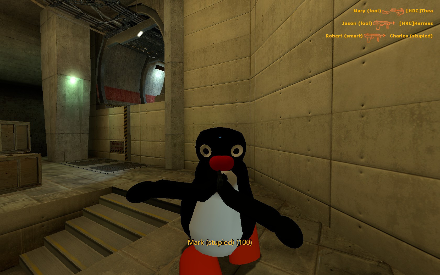 Pingu(MystFro) over male_07 Mod for Half-Life 2: Deathmatch | HL2:DM Mods