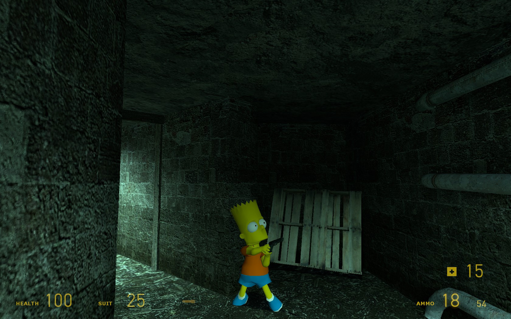 Bart simpson over male_07 Mod for Synergy | Syn Mods