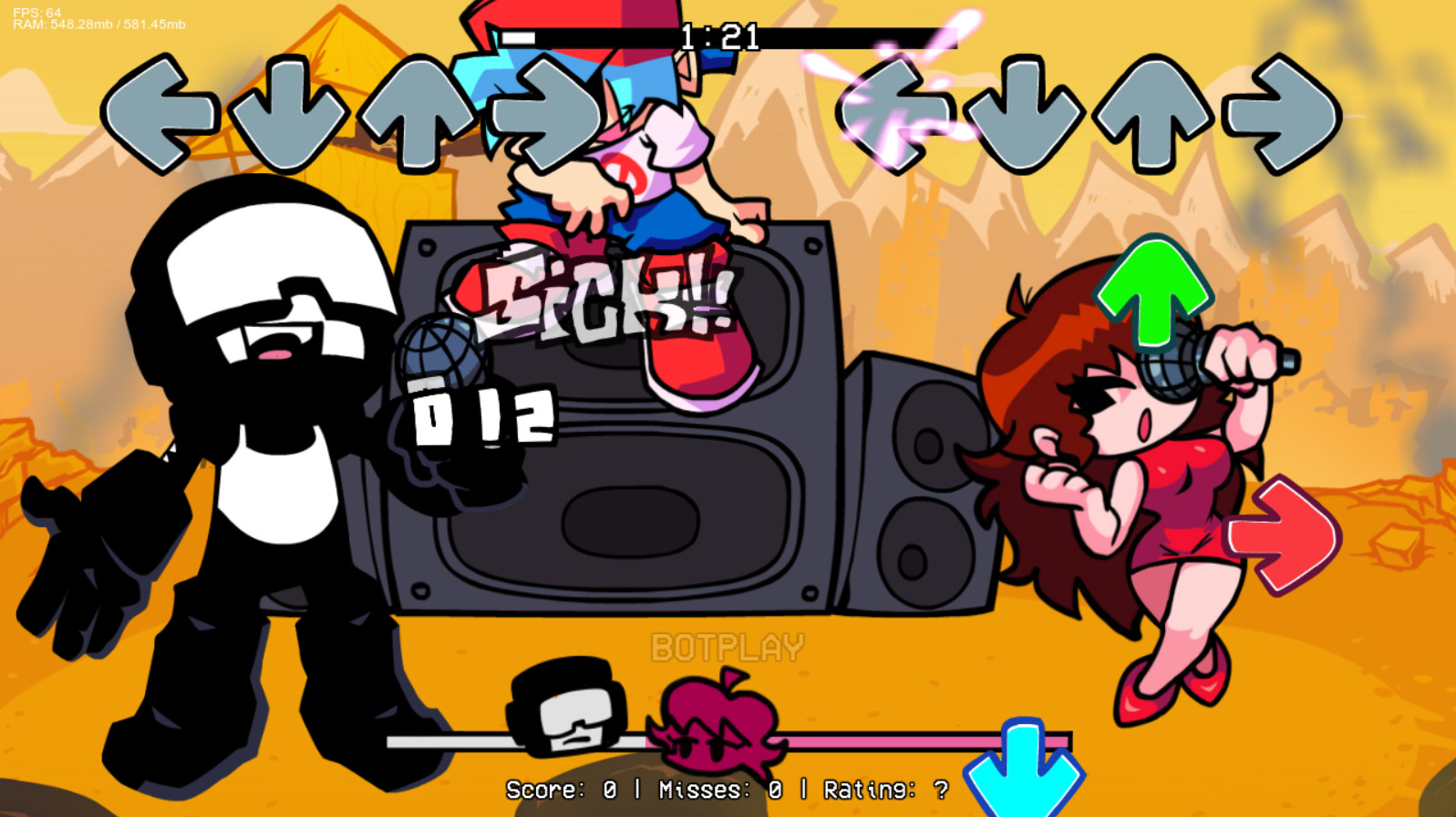 Friday Night Funkin UST: UGH (GF MIX) [RETR0 TAKE] Mod for Friday Night ...