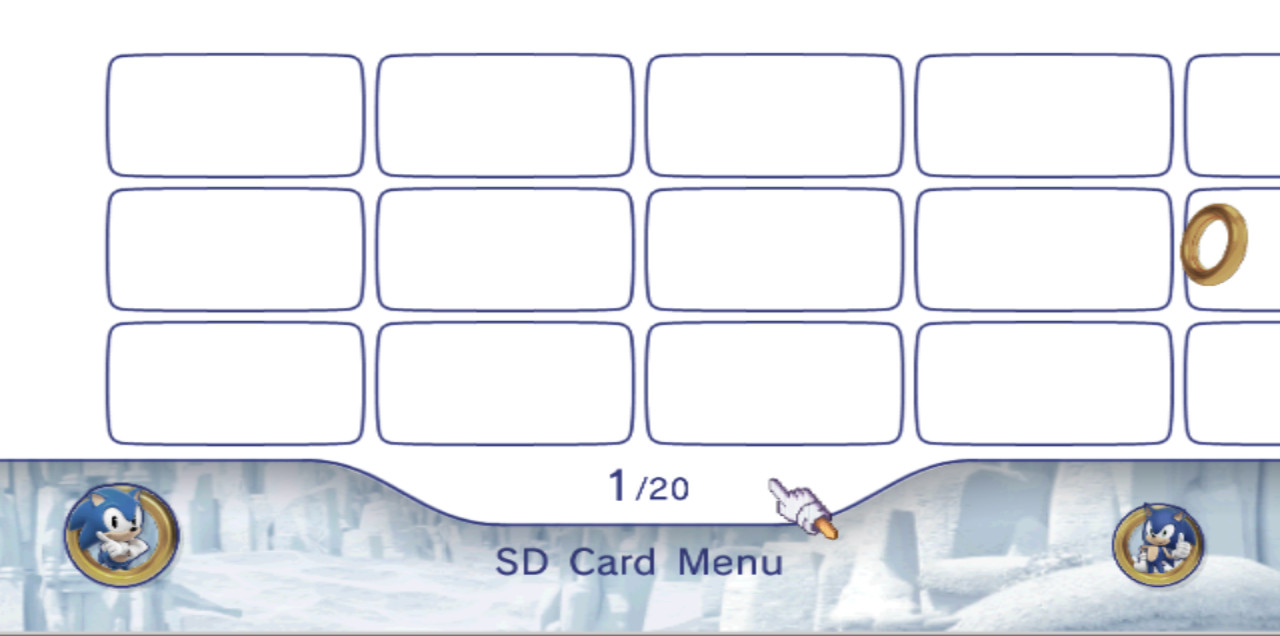 Sonic Generations - Wii Menu Theme Mod for Nintendo Wii | Wii Mods
