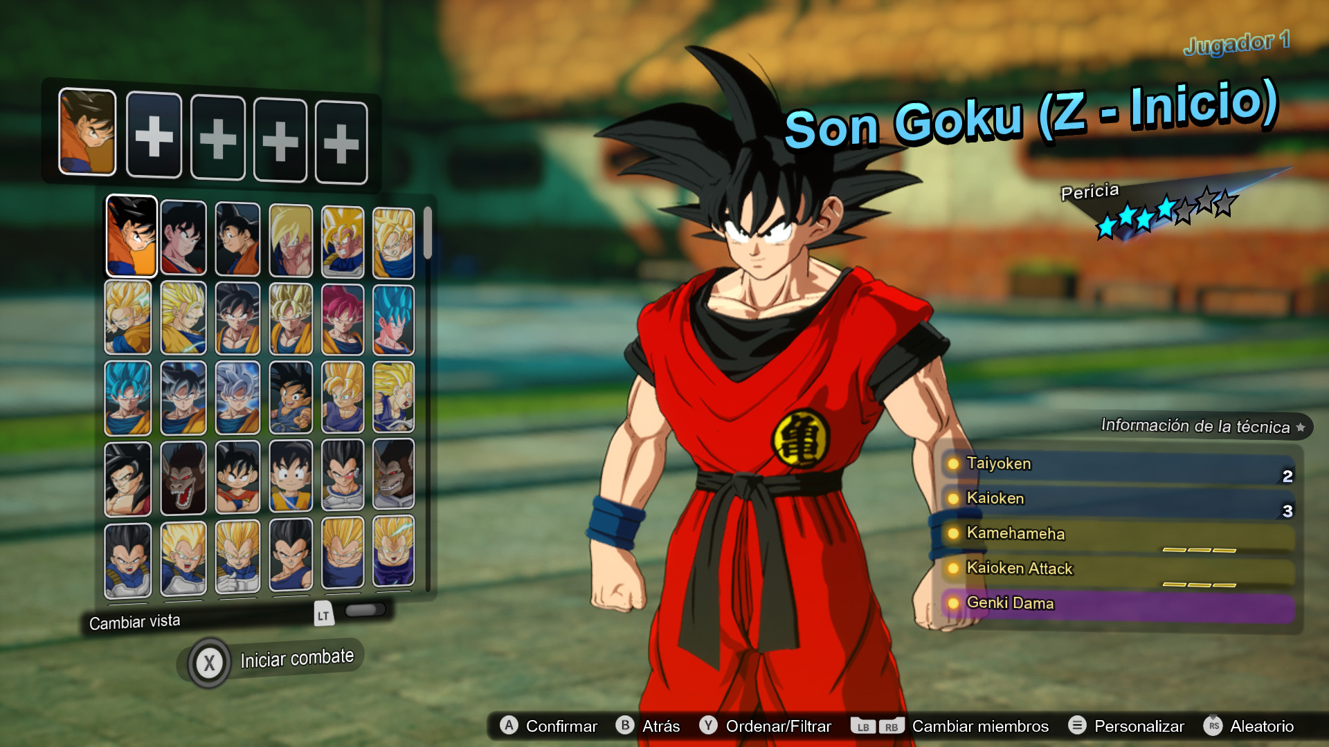 Goku Early 23th Tenkaichi Colors(DBColorz) Mod for Dragon Ball ...