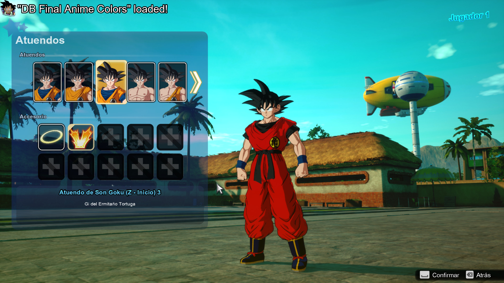 Goku Early 23th Tenkaichi Colors(DBColorz) Mod for Dragon Ball ...