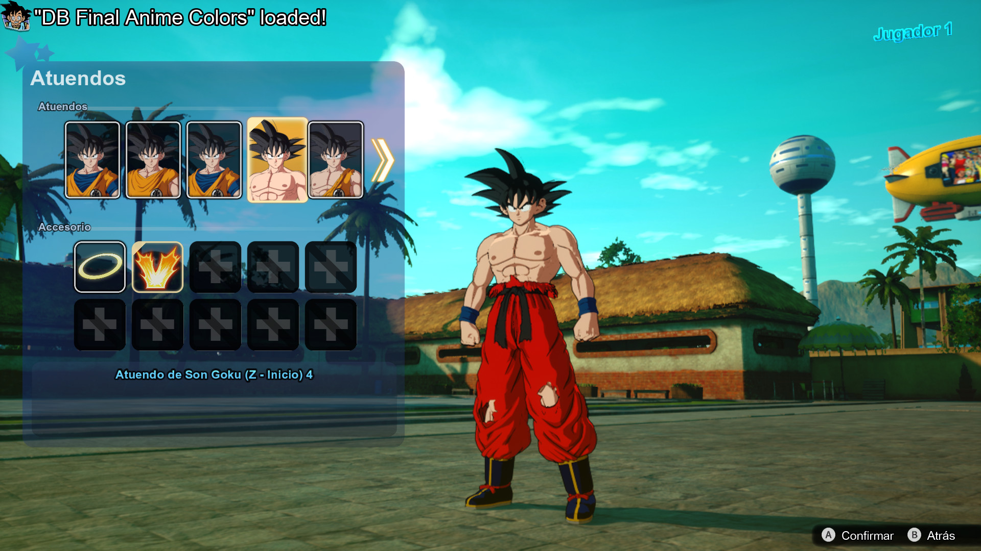 Goku Early 23th Tenkaichi Colors(DBColorz) Mod for Dragon Ball ...