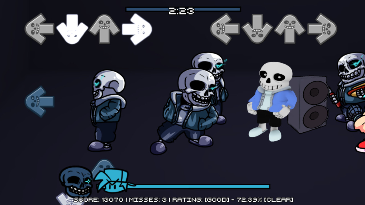 friday night funkin' 3d sansin' :) Mod for Friday Night Funkin' | FNF Mods