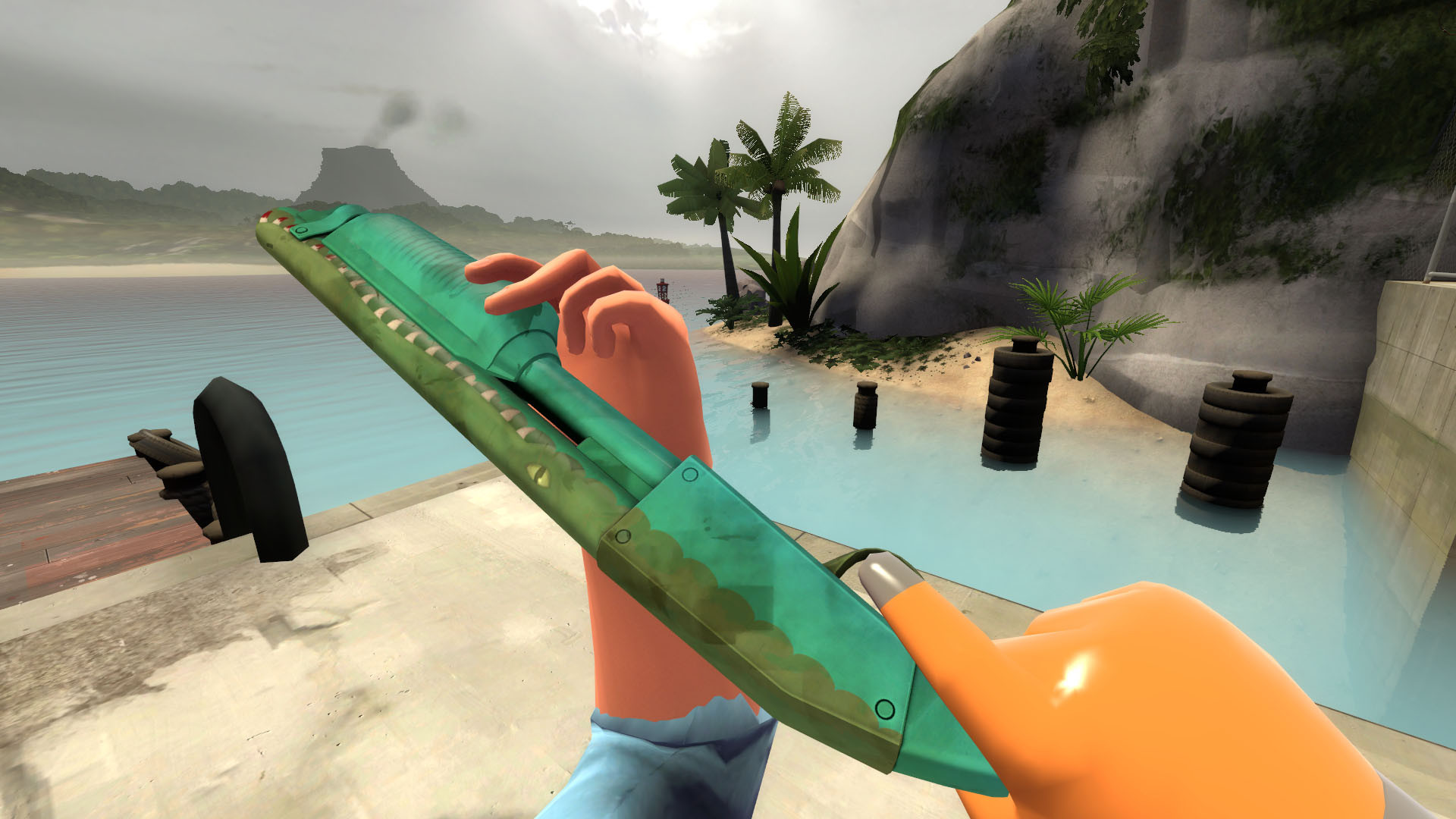 Croc Stock - Shotgun/Pistol Skin Mod for Team Fortress 2 | TF2 Mods