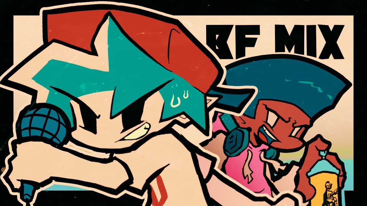 2Hot BF Mix [V-Slice Edition] Mod for Friday Night Funkin' | FNF Mods