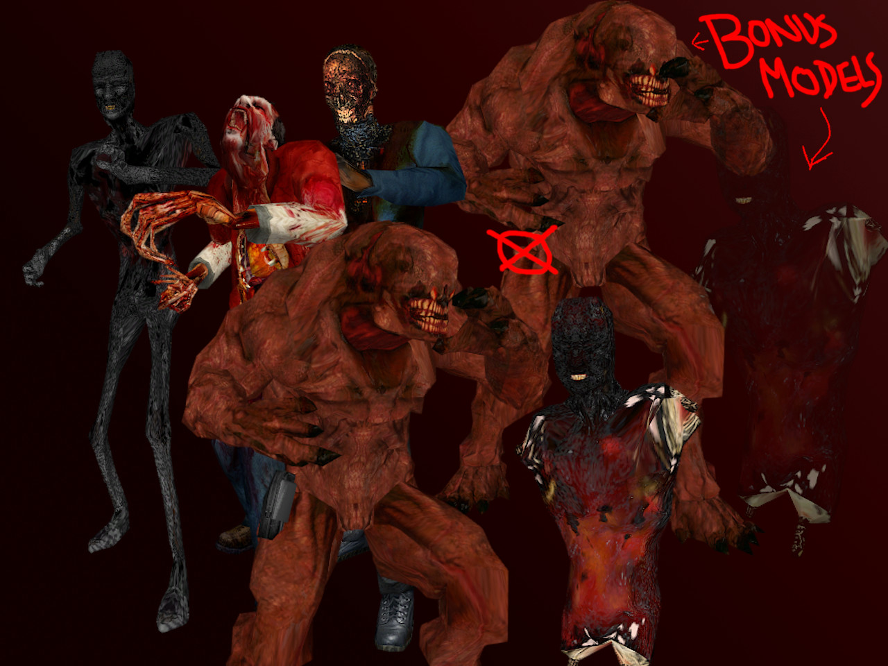 Original Default Zombie Skins Pack (+Custom Edits) Mod for Counter ...