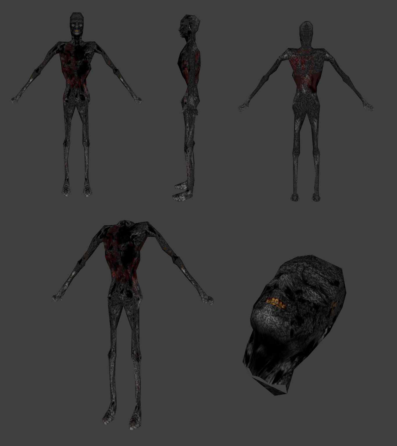 Original Default Zombie Skins Pack (+Custom Edits) Mod for Counter ...