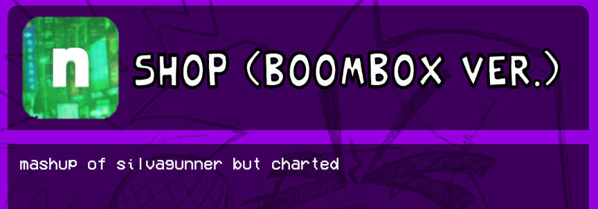silvagunner shop (boombox ver.) - charted Mod for Friday Night Funkin ...
