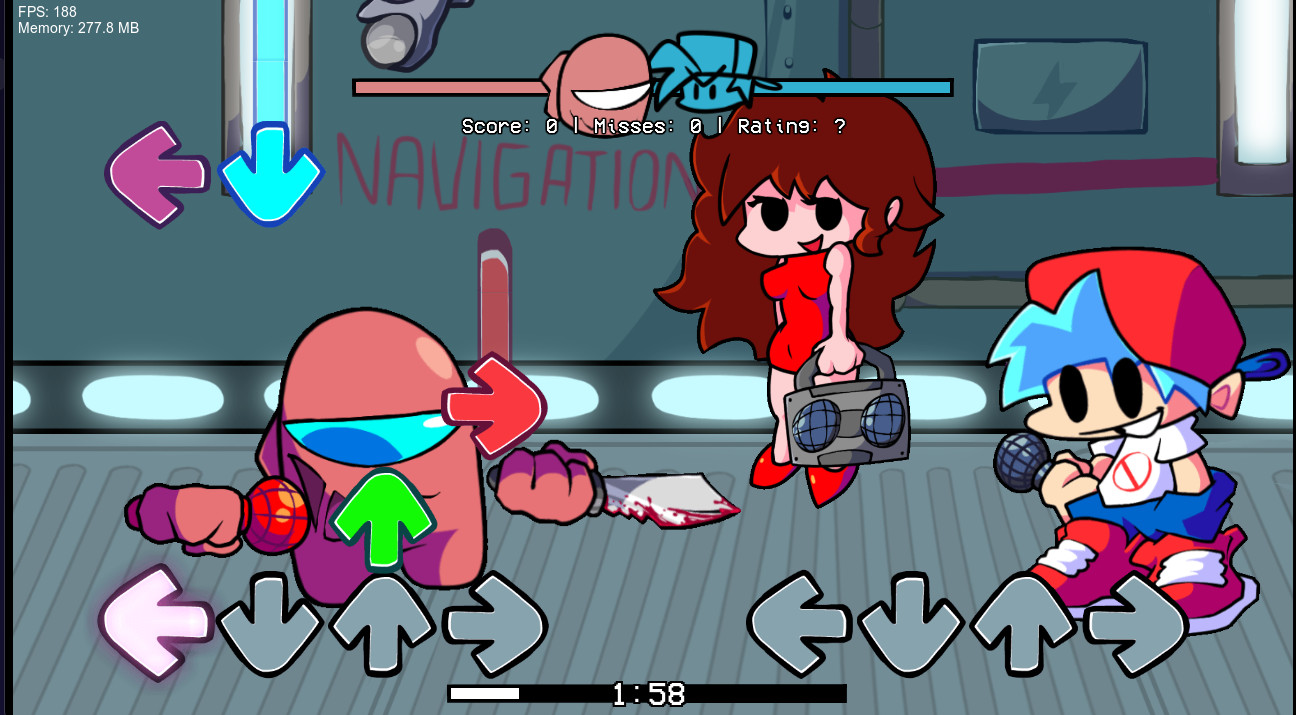 V.S. Imposter Red Edition / Pilot Peril Mod for Friday Night Funkin ...