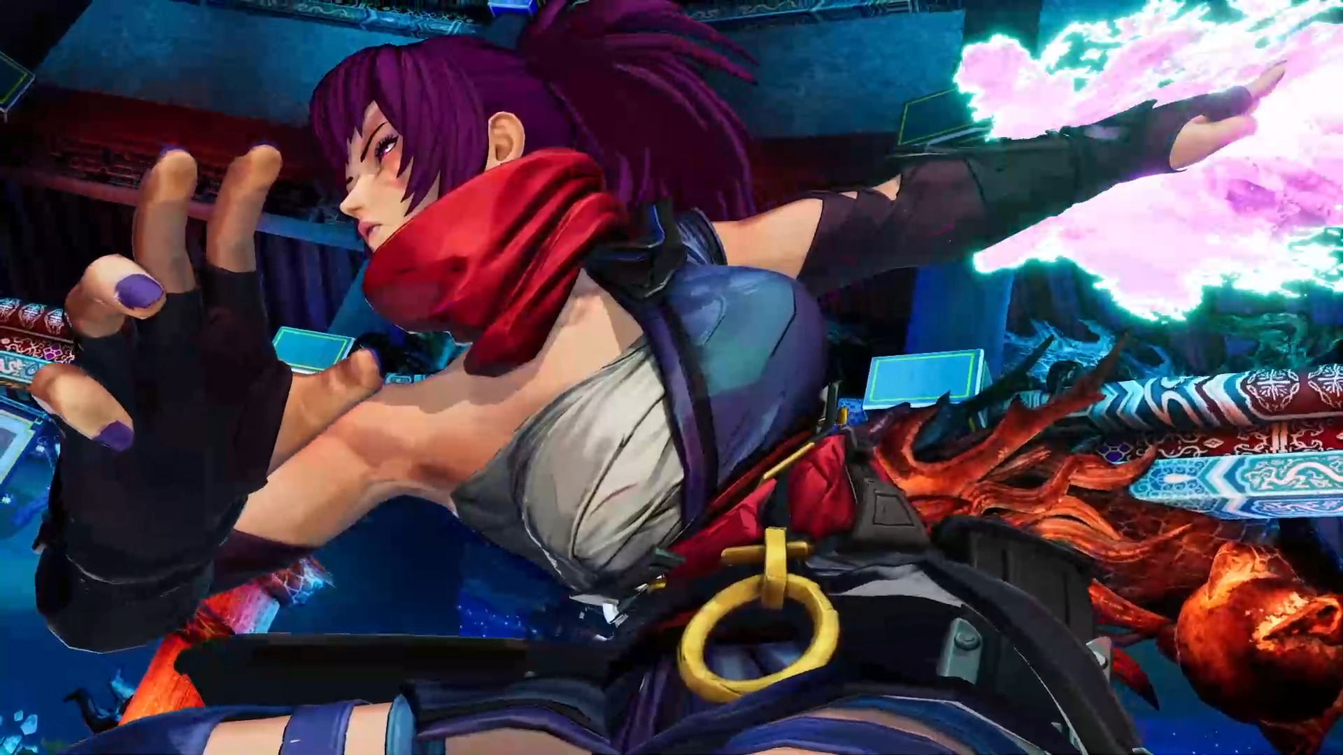 Psylocke Leona Mod for The King of Fighters XV | KoFXV Mods