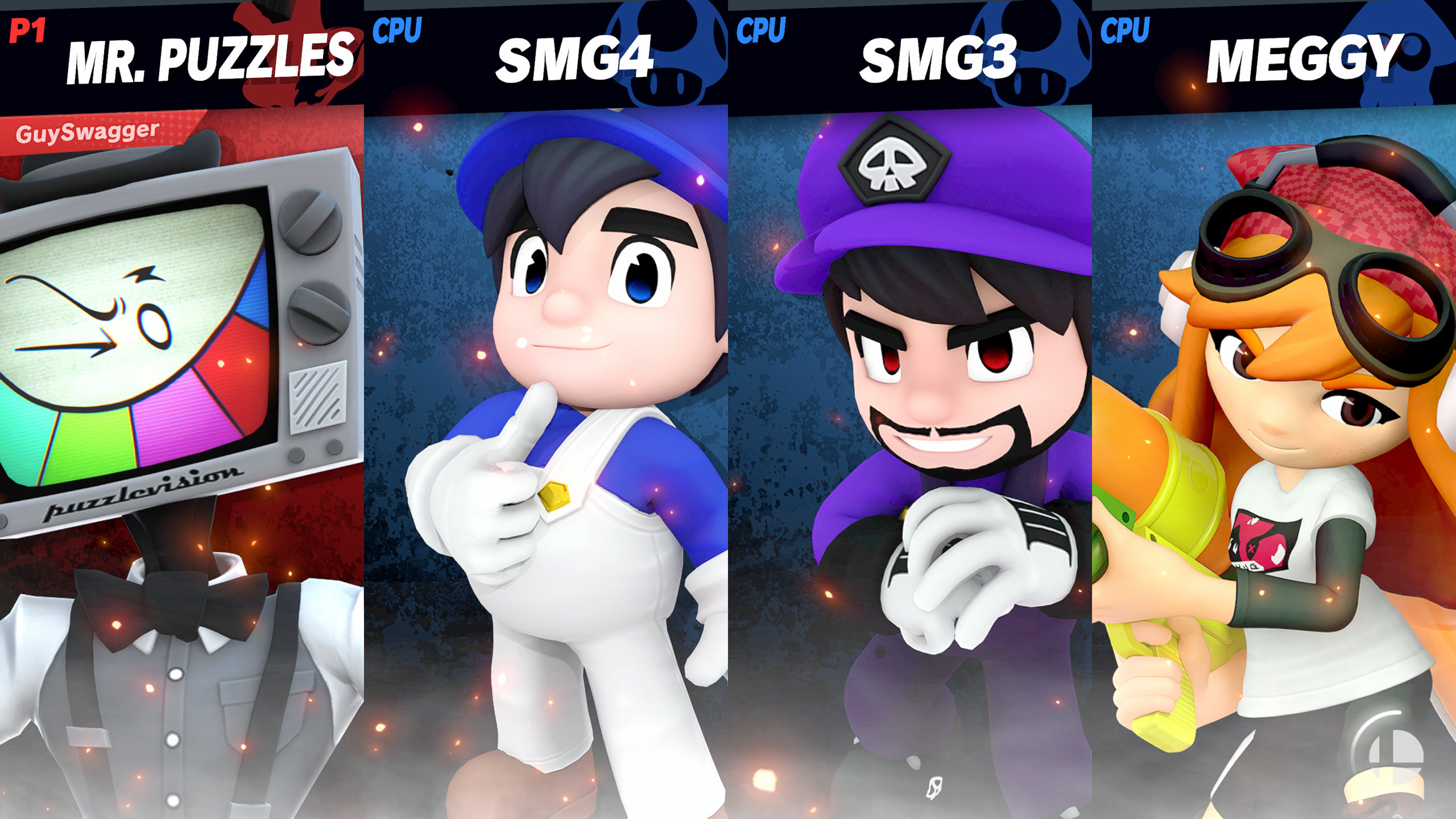 Mr. Puzzles [SMG4] Mod for Super Smash Bros. Ultimate | SSBU Mods