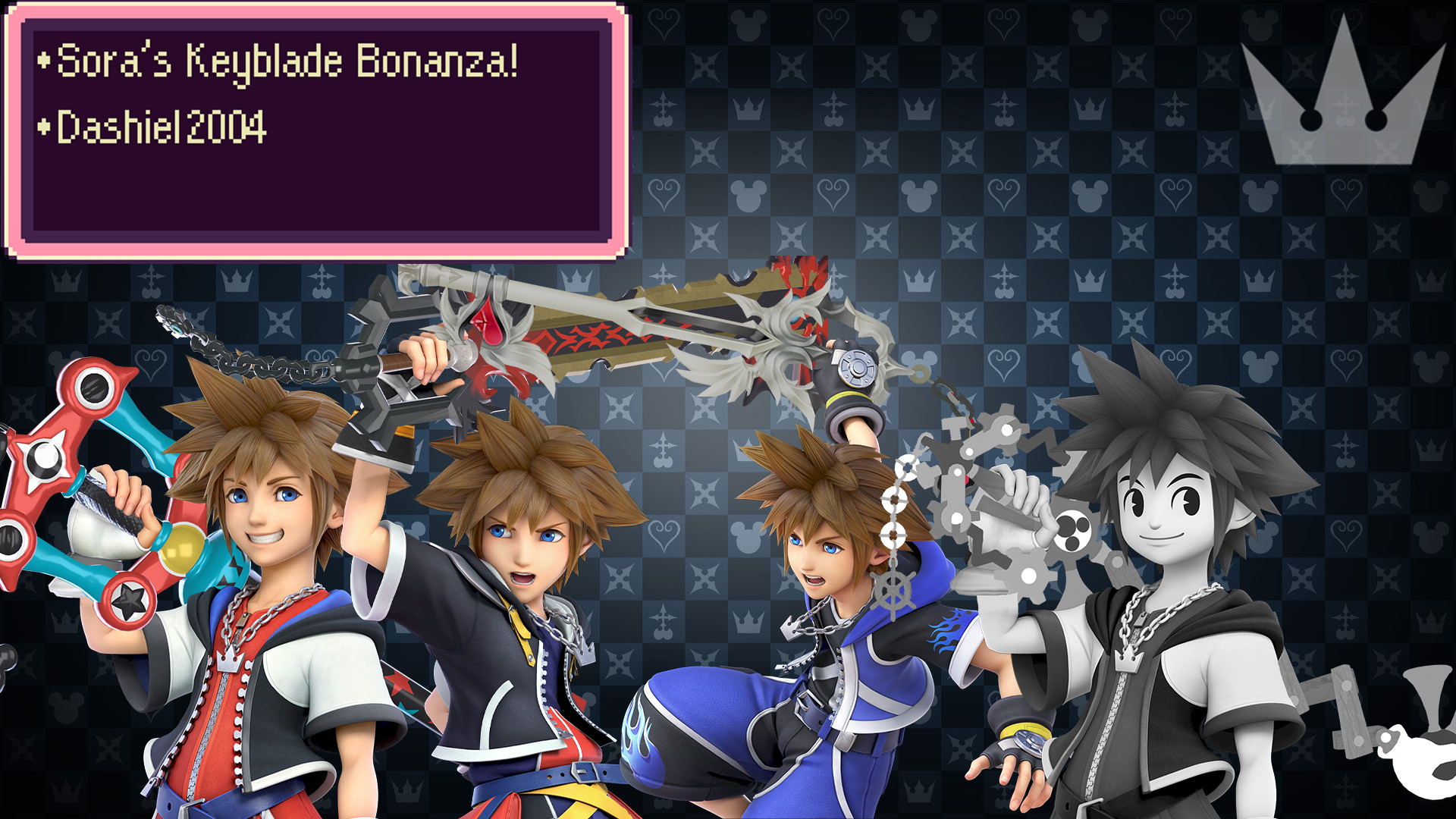 Sora's Keyblade Bonanza! Mod for Super Smash Bros. Ultimate | SSBU Mods