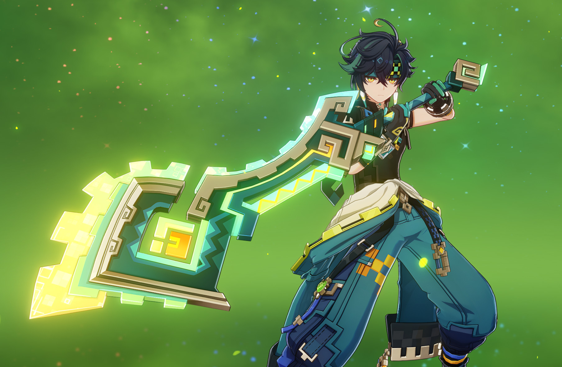 Animated Fang Of The Mountain King for Kinich Mod for Genshin Impact ...