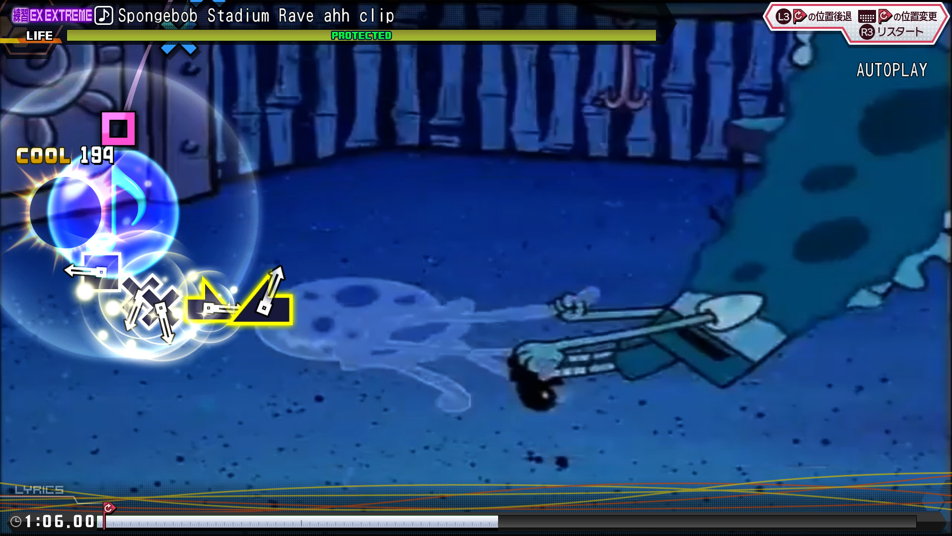 SpongeBob Stadium Rave ahh clip Mod for Hatsune Miku: Project DIVA Mega ...