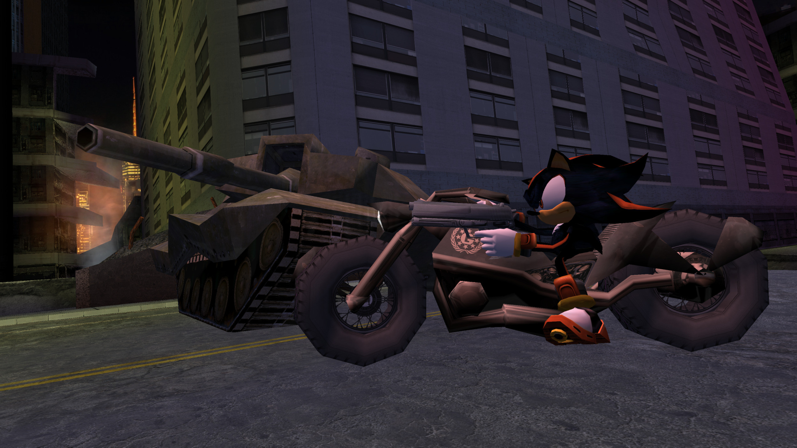 UpRes PROJECT - City Stages DEMO Mod for Shadow The Hedgehog | ShTH Mods
