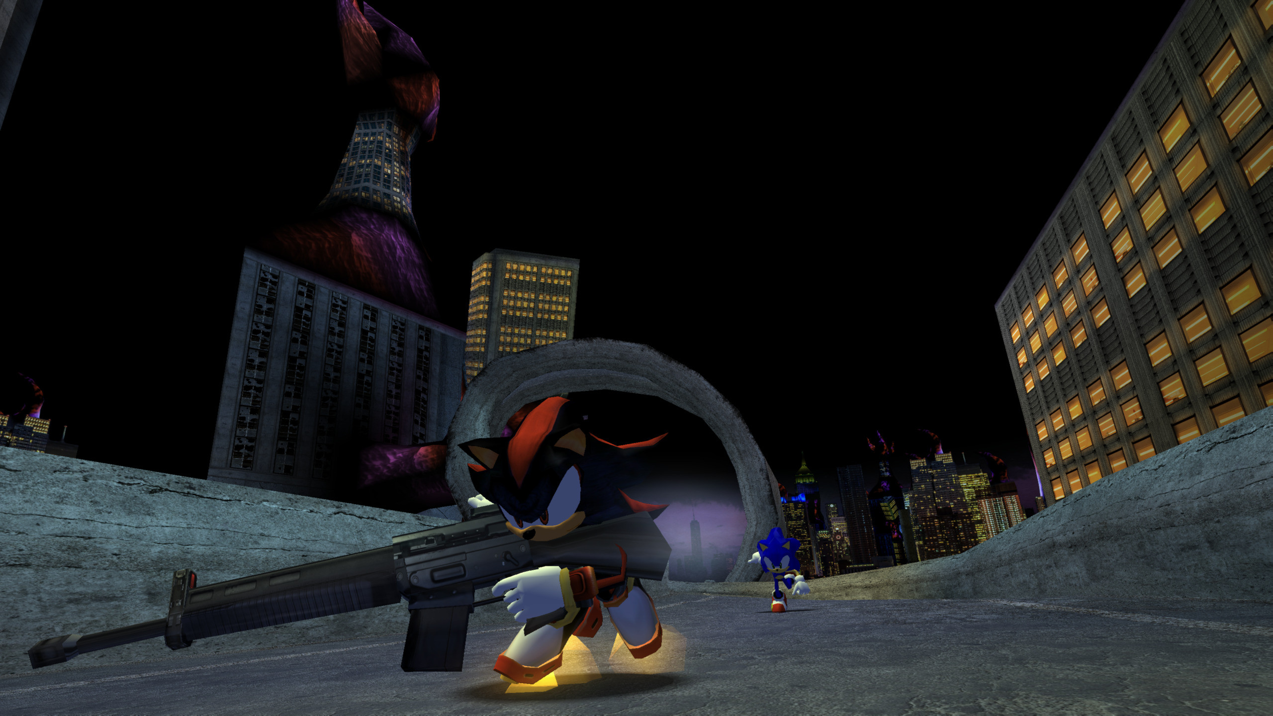 UpRes PROJECT - City Stages DEMO Mod for Shadow The Hedgehog | ShTH Mods