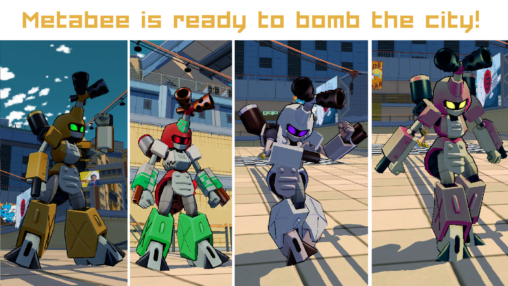 Metabee from Medabots Mod for Bomb Rush Cyberfunk | BRC Mods