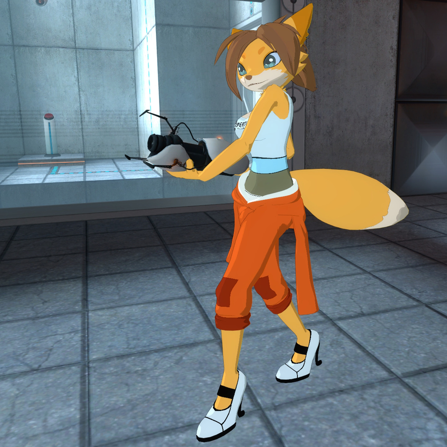 Fox Chell Mod for Portal 2 | P2 Mods