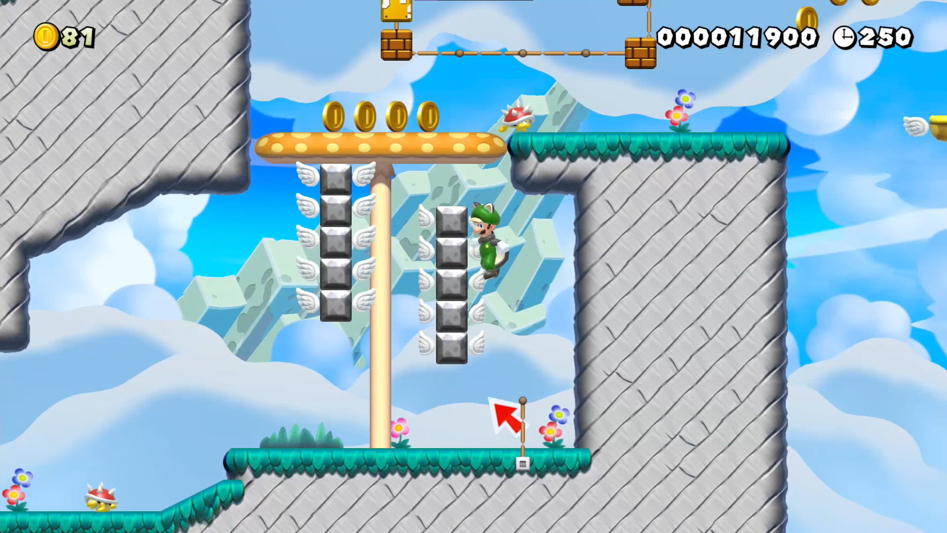 NSMBU Overworld Clouds Mod for Super Mario Maker 2 | SMM2 Mods