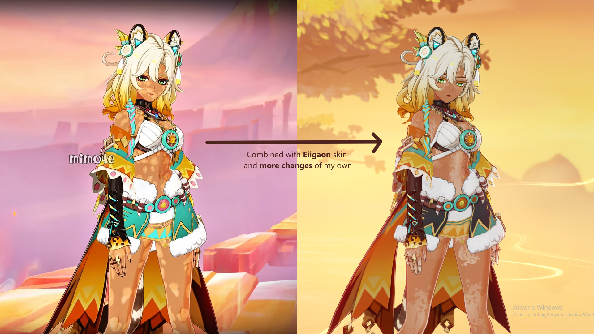 Mimo4e's Xilonen Redesign - retextured Mod for Genshin Impact | GI Mods