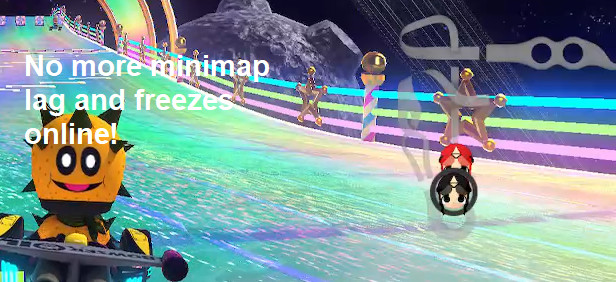 Disable Minimap Character Icon Lag Freeze Online Mod for Mario Kart 8 ...