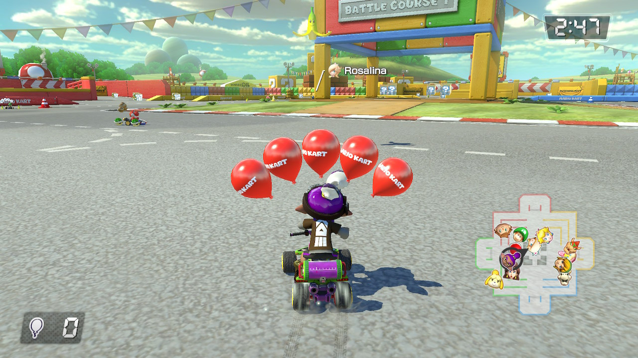 Minimap Character Icon Rotates with Kart Direction Mod for Mario Kart 8 ...
