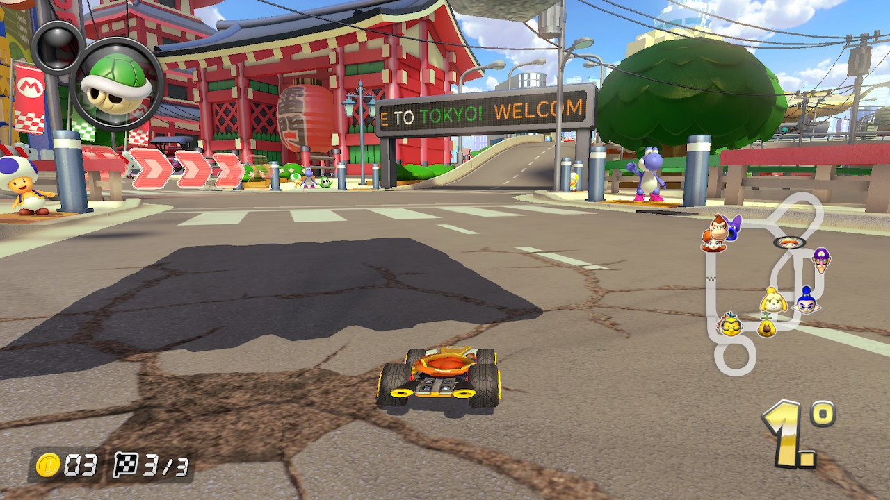 Show More Kart Statuses on Minimap Mod for Mario Kart 8 Deluxe | MK8D Mods