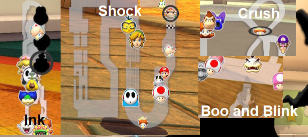 Show More Kart Statuses on Minimap Mod for Mario Kart 8 Deluxe | MK8D Mods