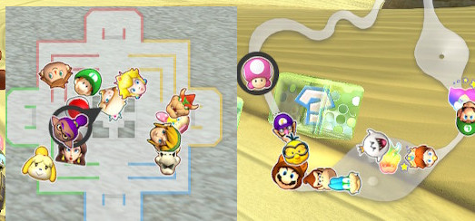 Minimap Character Icon Rotates with Kart Direction Mod for Mario Kart 8 ...