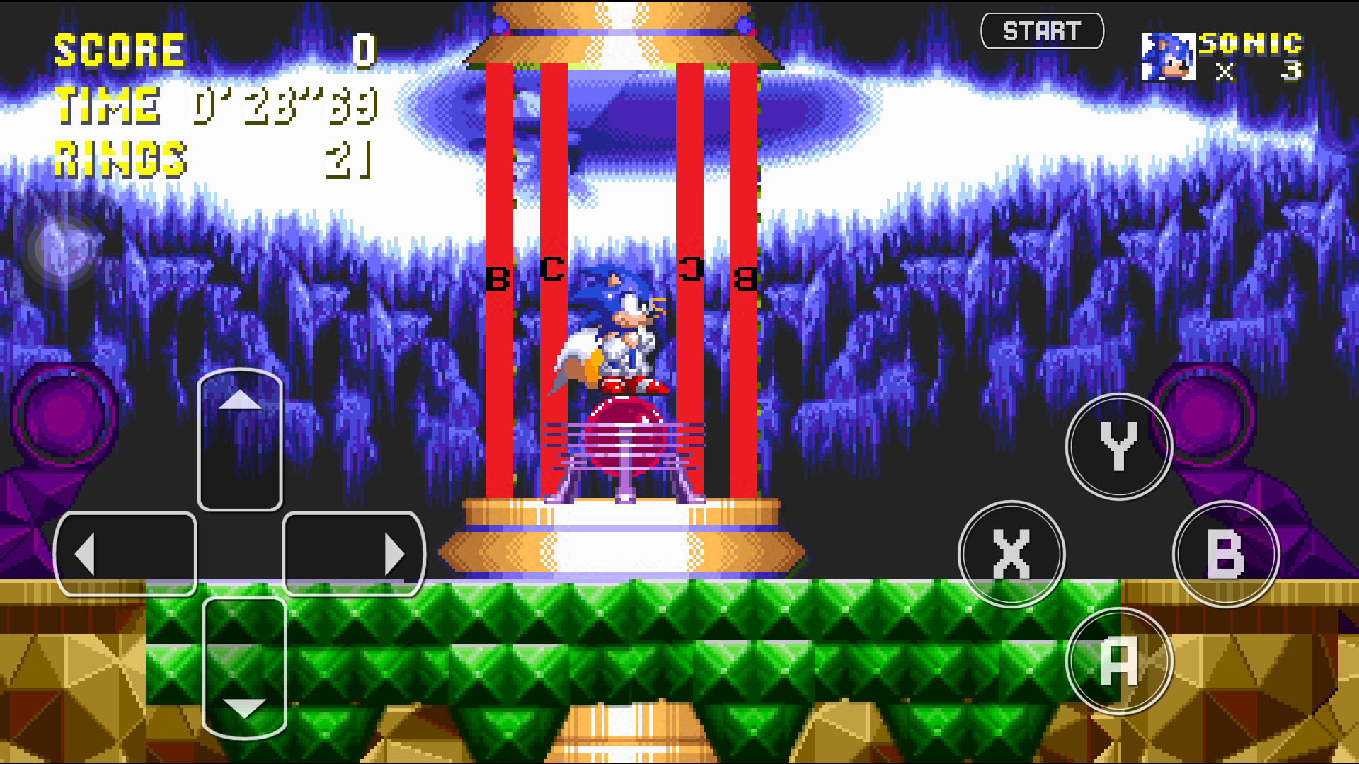 Hidden palace S2 Texture Mod for Sonic 3 A.I.R. | S3AIR Mods