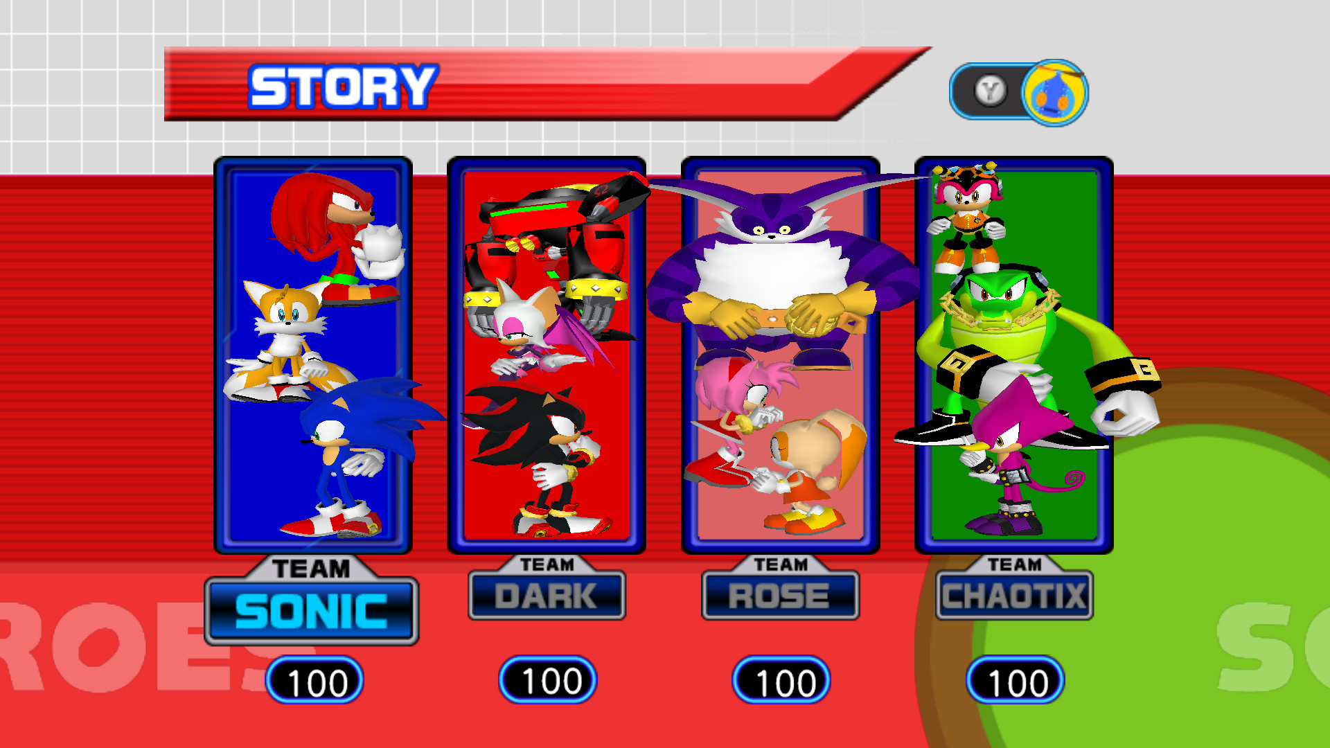 Definitive Character Visual Overhaul v2.1.0 Mod for Sonic Heroes | SH Mods