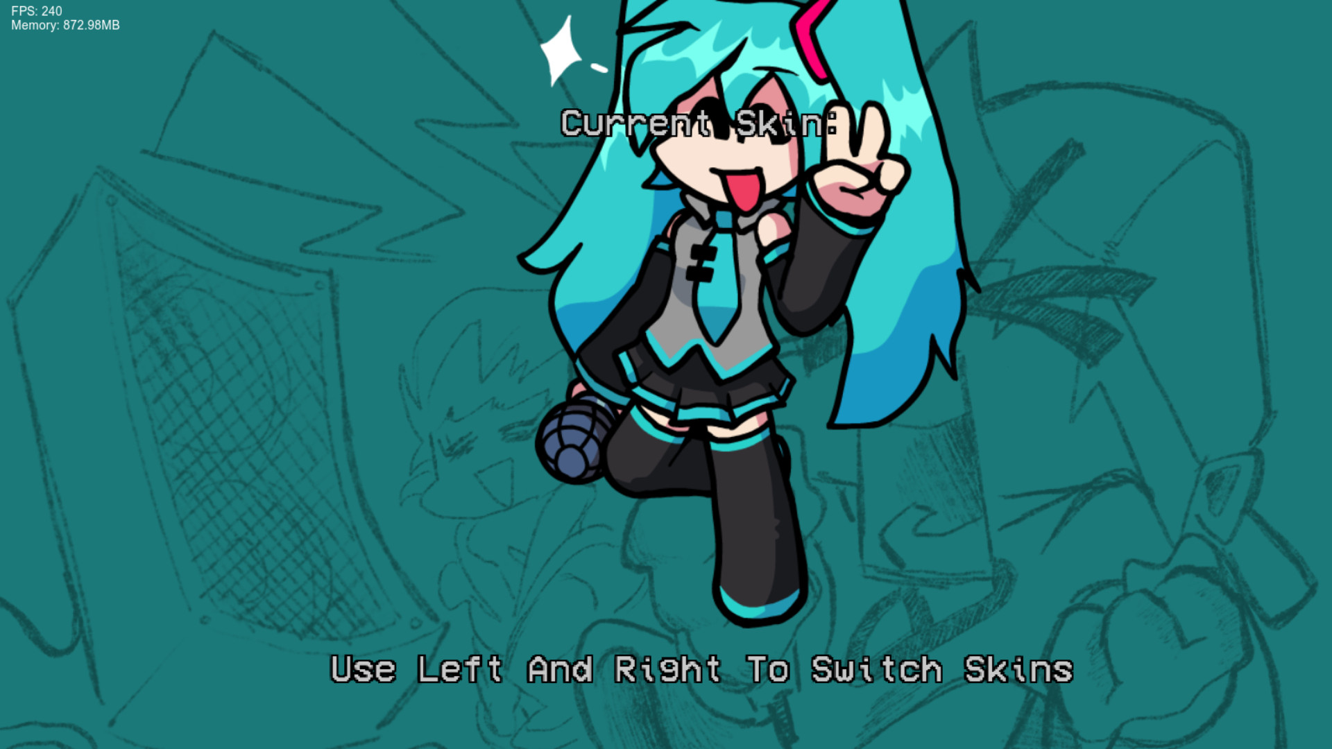Playable Miku for MC07 Skin Selector (+Covers) Mod for Friday Night ...