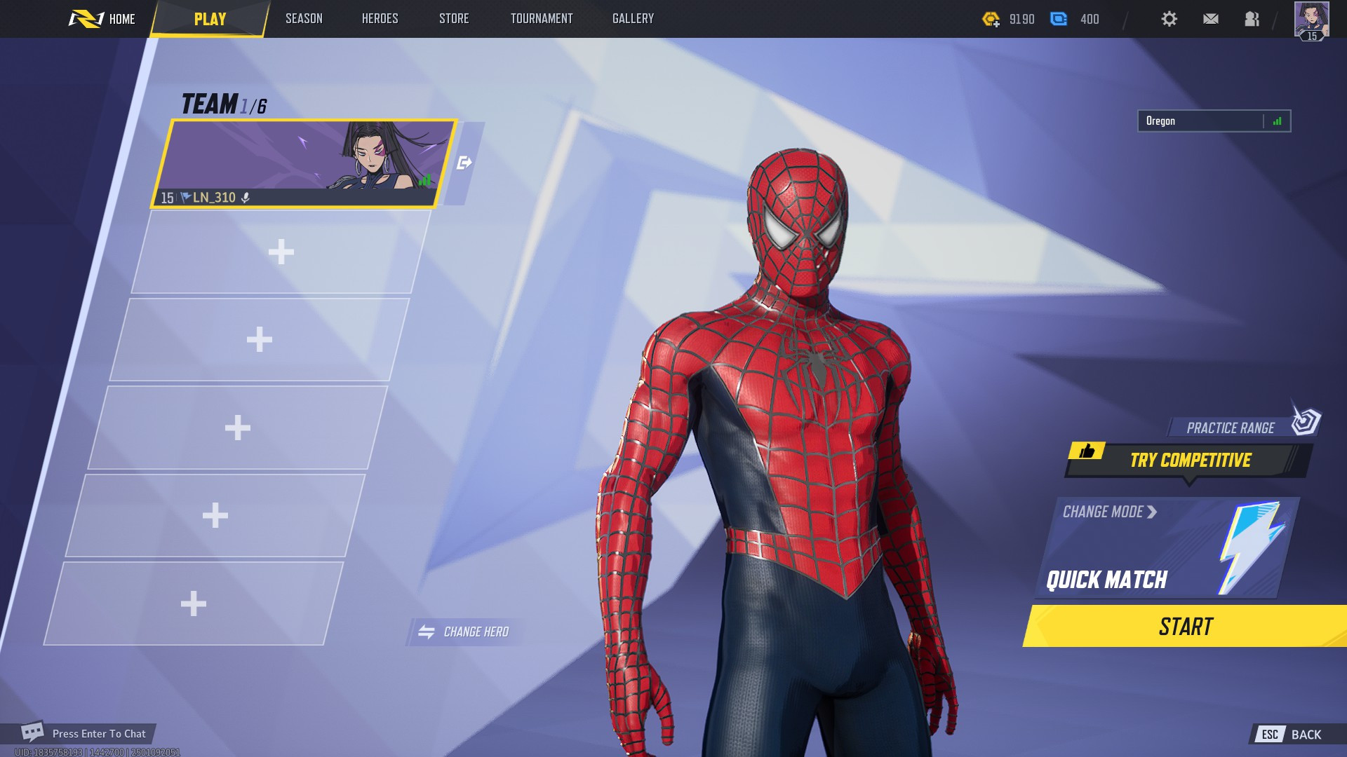 Raimi Suit Spider-Man Mod for Marvel Rivals | MR Mods