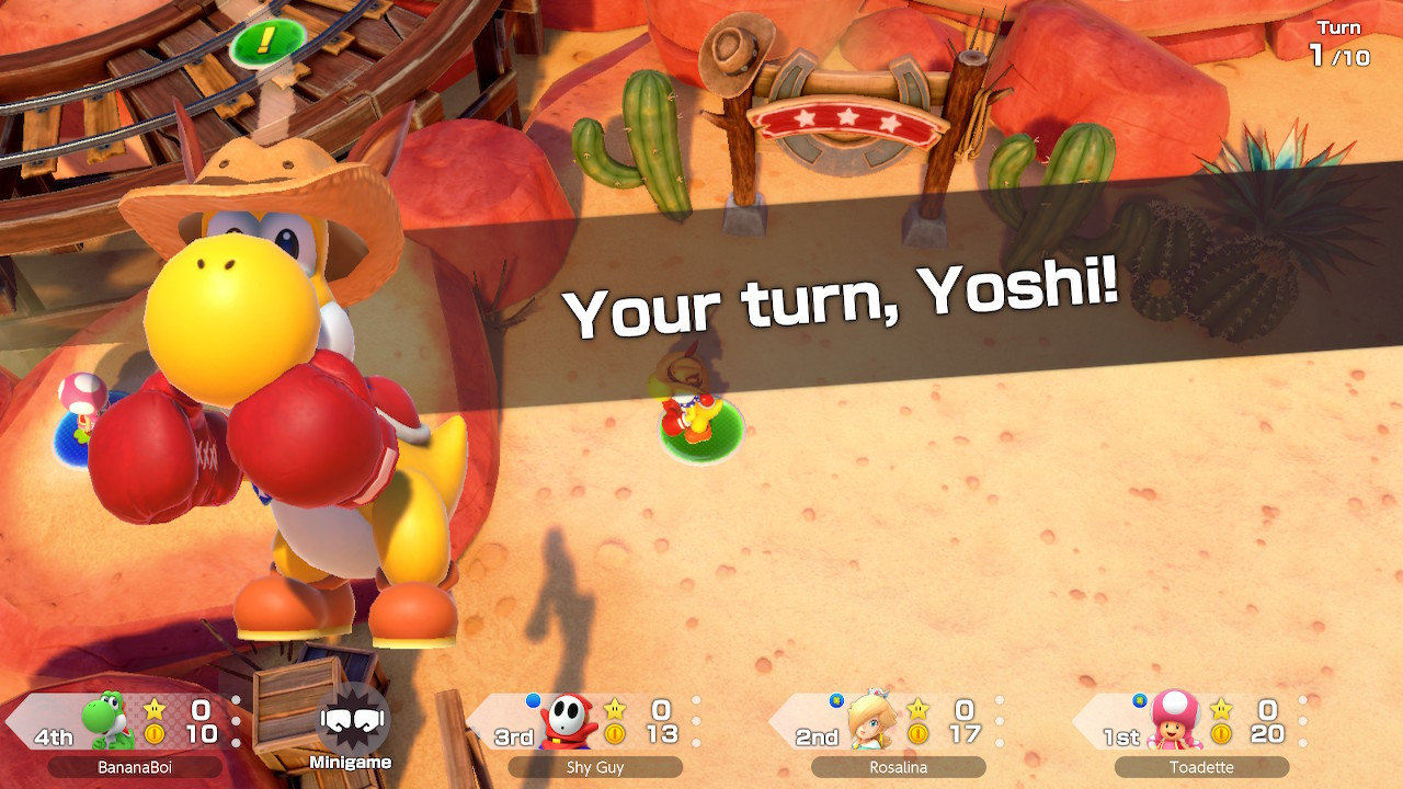 Kangaroo Yoshi Mod for Super Mario Party Jamboree | SMPJ Mods
