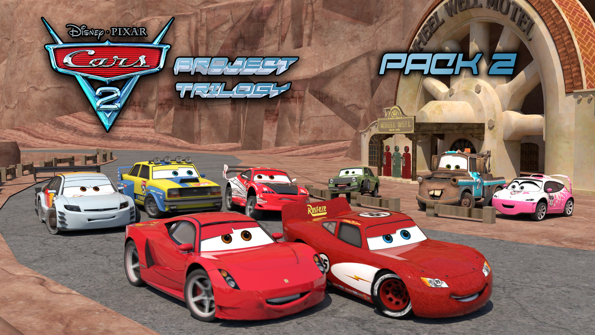 Project Trilogy Pack 2 Mod for Cars 2 | Cars 2 Mods
