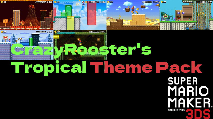 CrazyRooster's Tropical Theme Pack Mod for Super Mario Maker for ...