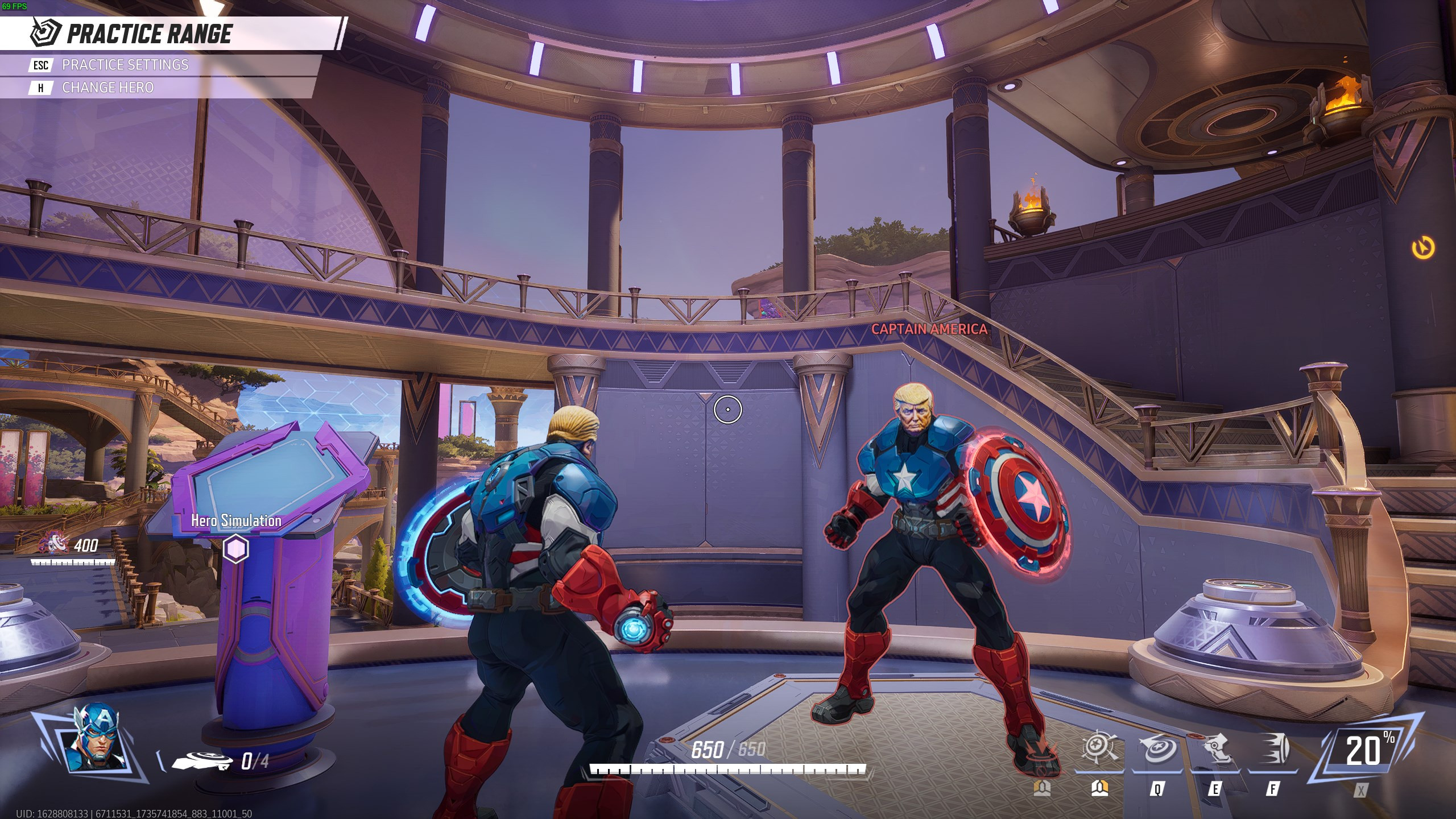 Donald Trump for Captain America Mod for Marvel Rivals | MR Mods