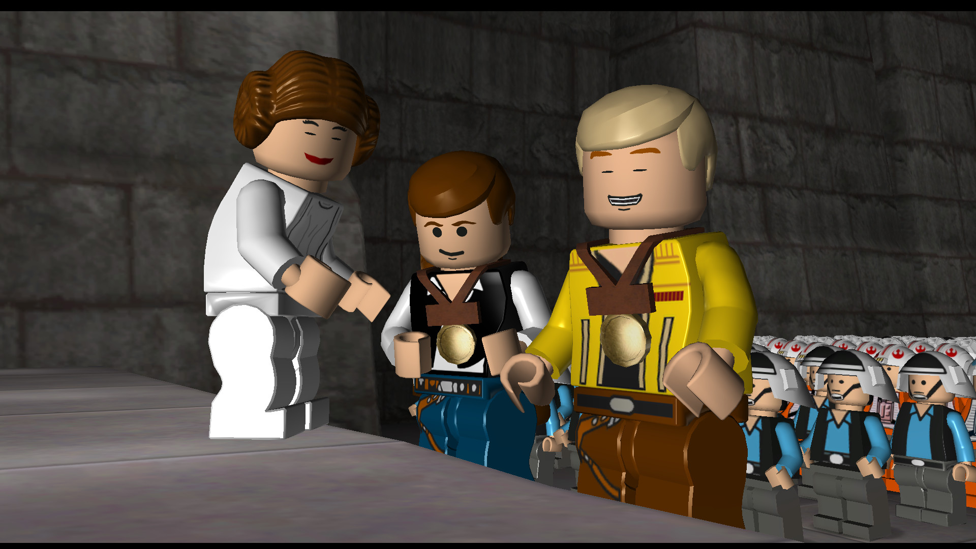 Playable Luke Skywalker (Ceremony) wears his medal Mod for LEGO Star ...